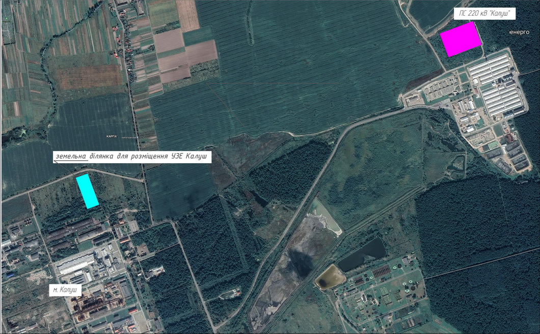 BESS installation 44 MW city of Kalush in the Ivano-Frankivsk region
